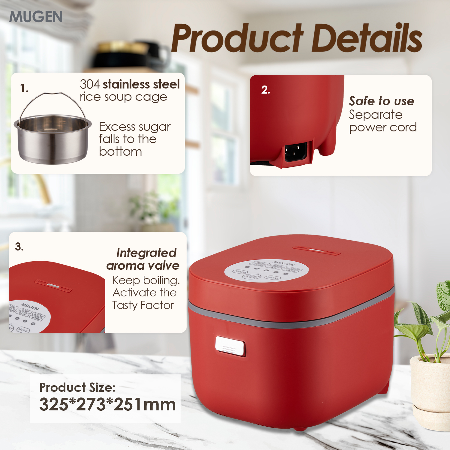 Mugen Smart Rice Cooker